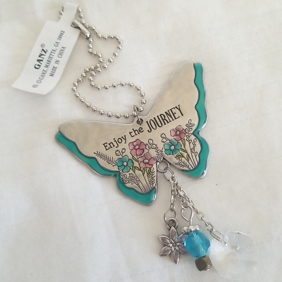 GANZ | Accessories | New Ganz Silver Butterfly Charm Keychain | Poshmark